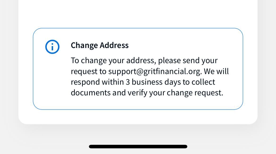 How do I change my address? – Grit Financial